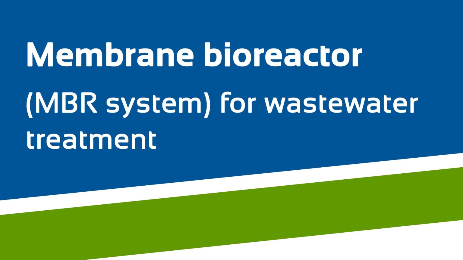 MBR system for water treatment, Membrane bioreactor for wastewater ...